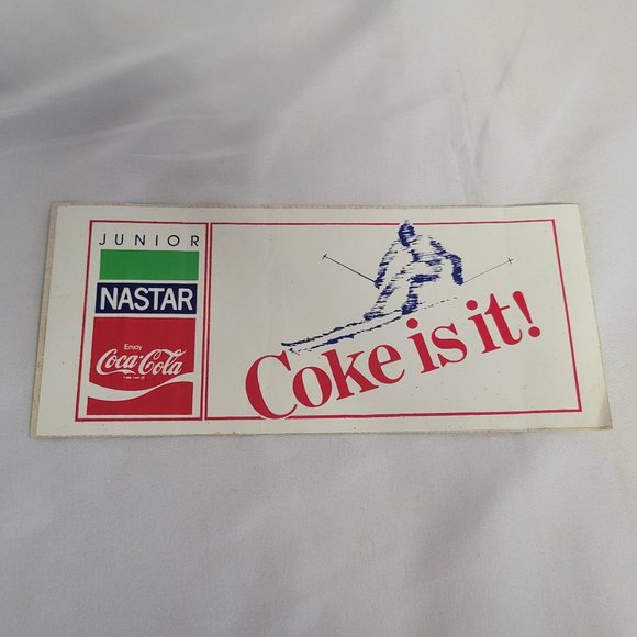 Coca Cola | Accessories | Coca Cola Junior Nastar 98s Vintage Unused ...